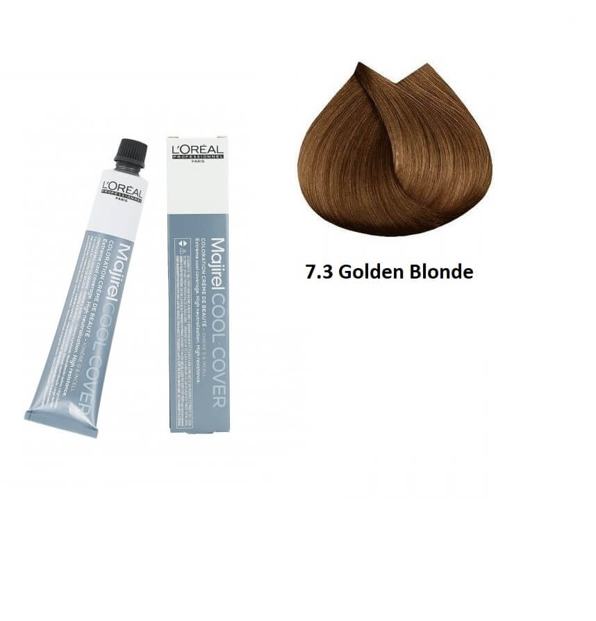 Loreal Professionnel Majirel 7.3 Golden Blonde 50 ml – Allurify.pk